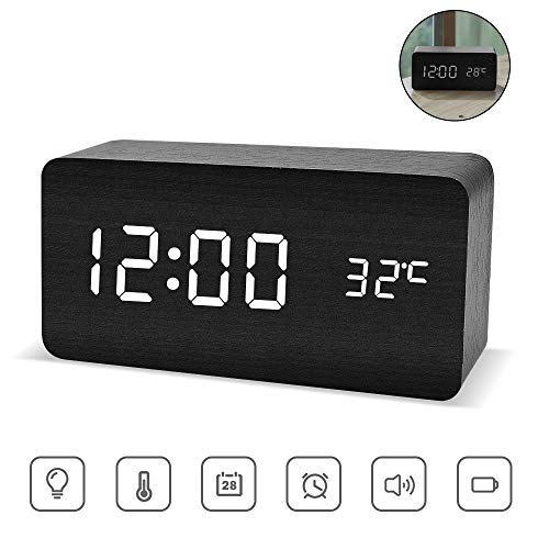 Design Wecker aus Holz | Holz Wecker & Tischuhren | Wecker Holz