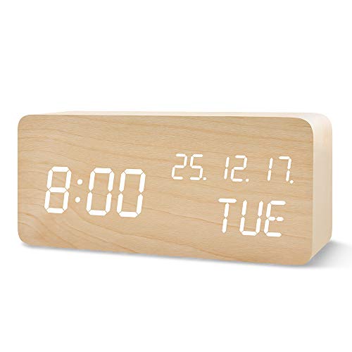 Design Wecker aus Holz | Holz Wecker & Tischuhren | Wecker Holz